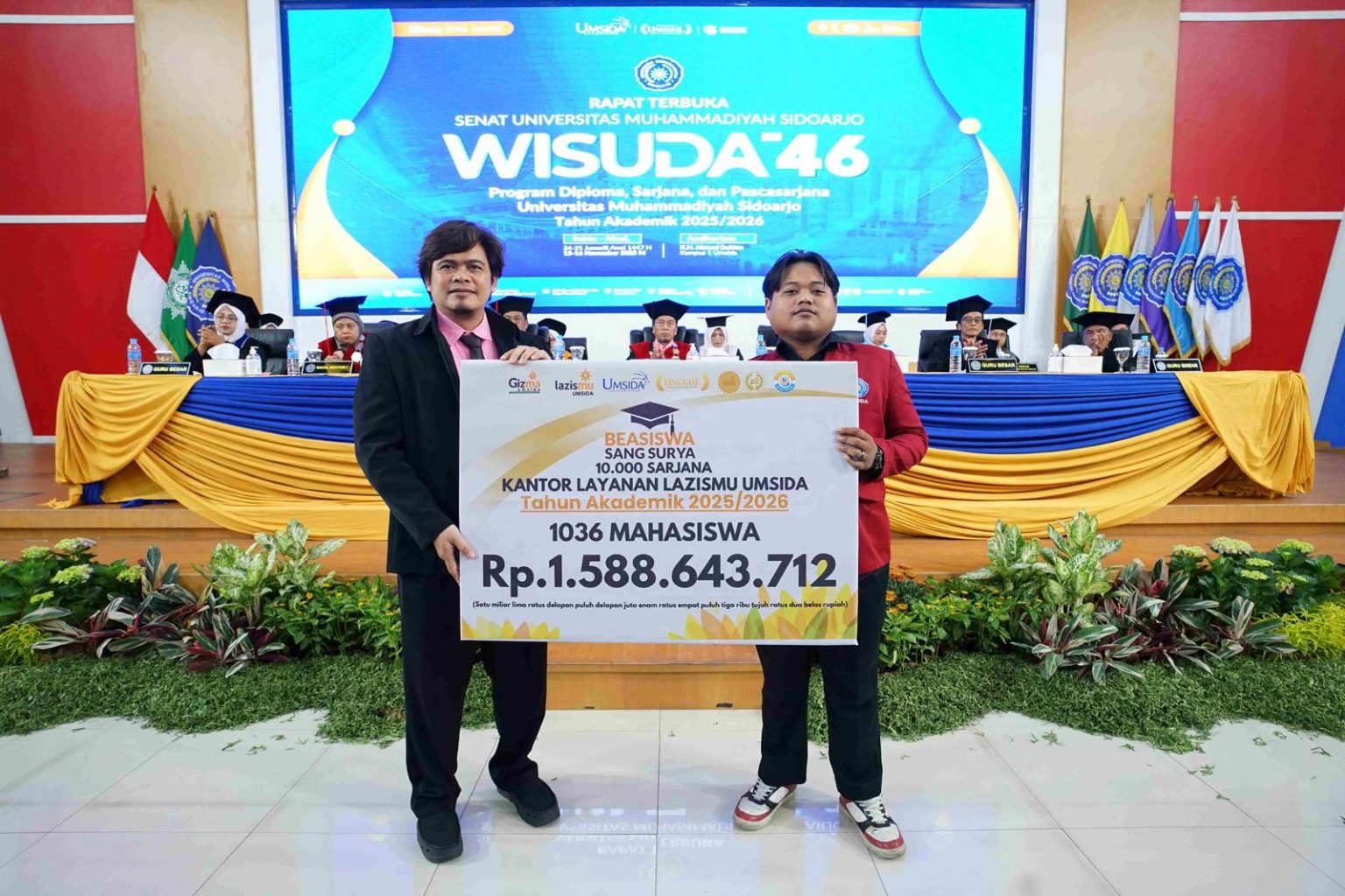 KLL Umsida Salurkan Beasiswa Sang Surya ke 1.036 Mahasiswa, Total Capai ...